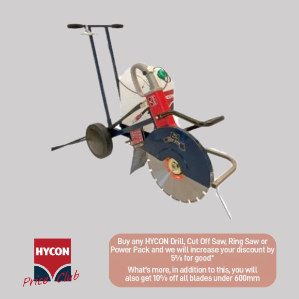 HYCON Cart for Cut Off Saw | Hertfordshire Diamond Products