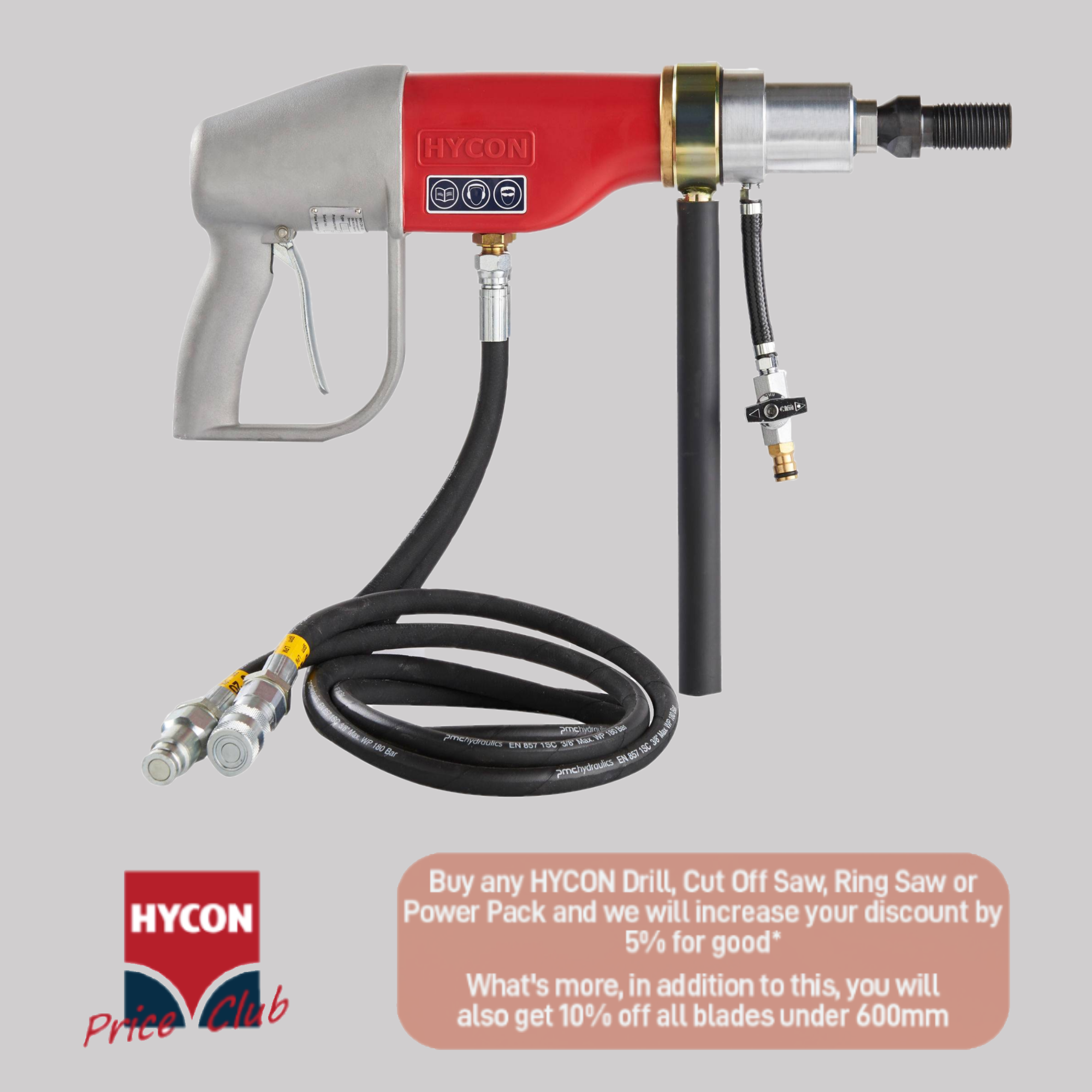 HYCON HYDRAULIC SAWS and DRILLS | Hertfordshire Diamond Products