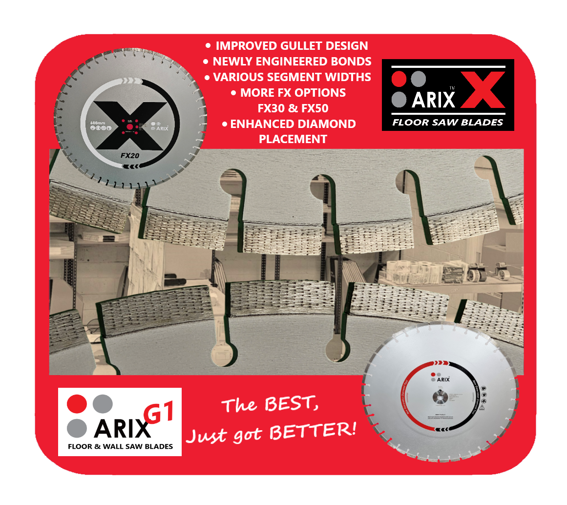 Arix Floor Saw Blades | Hertfordshire Diamond Products
