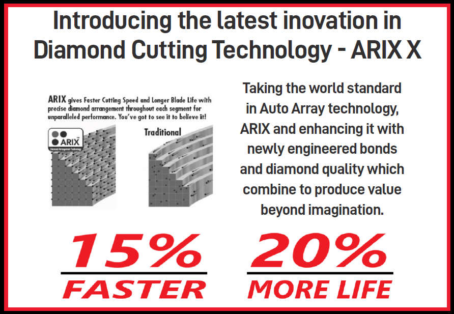Arix Floor Saw Blades | Hertfordshire Diamond Products